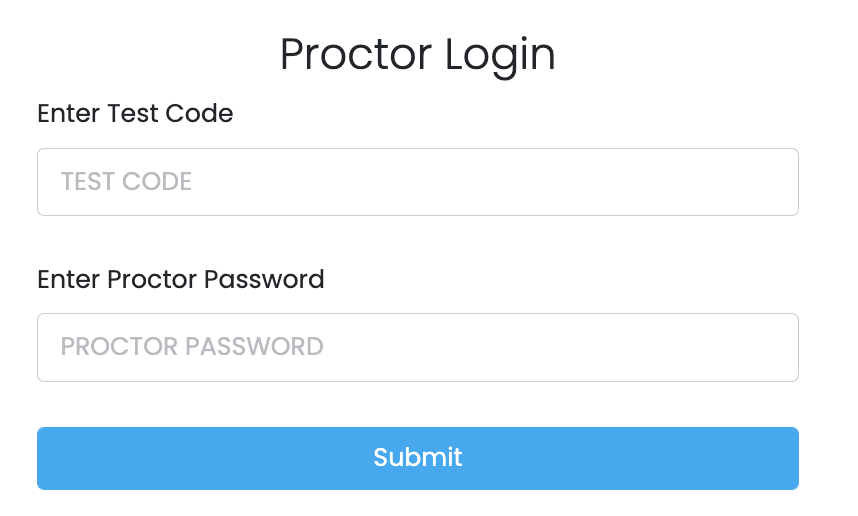 Proctoring an Eligibility based Administration – ADAM Assessments Support
