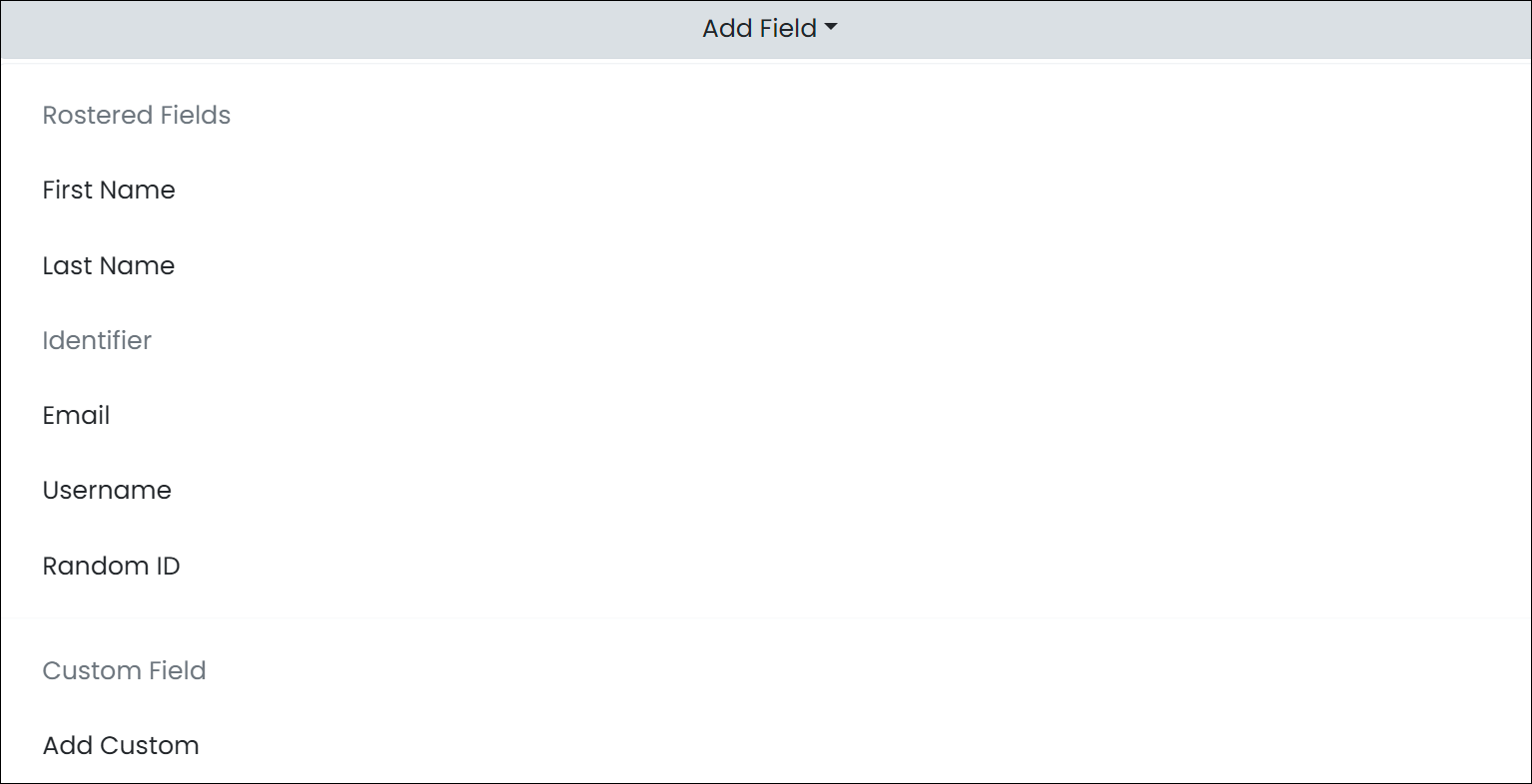 Creating a Field Set – ADAM Assessments Support